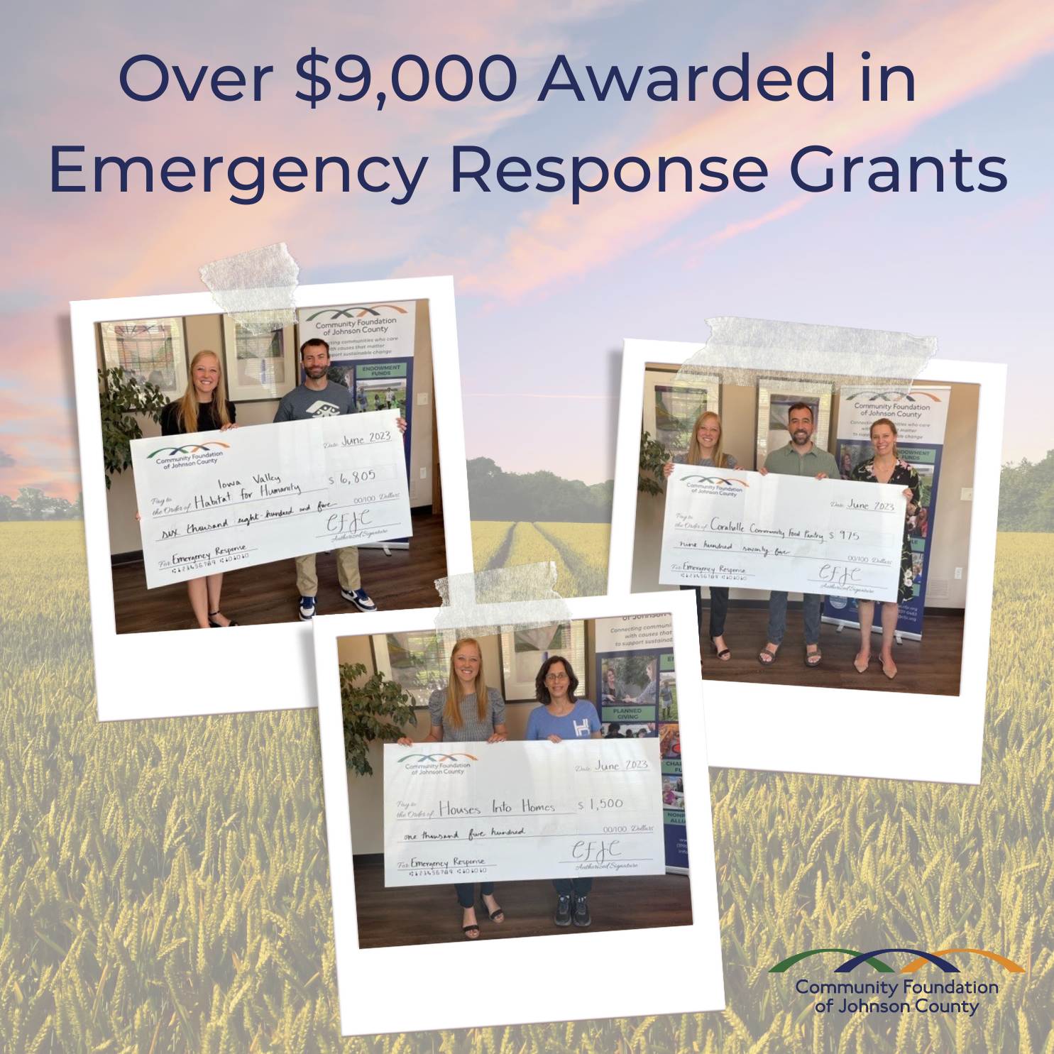Over $9,000 Awarded in Emergency Response Grants | Community Foundation ...